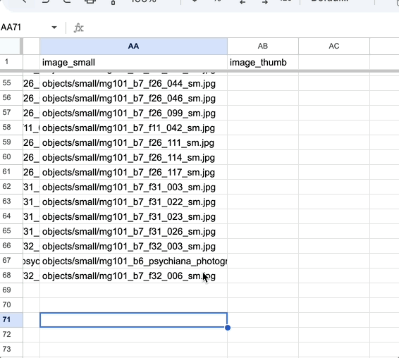 Creating Object Derivatives Collectionbuilder Documentation